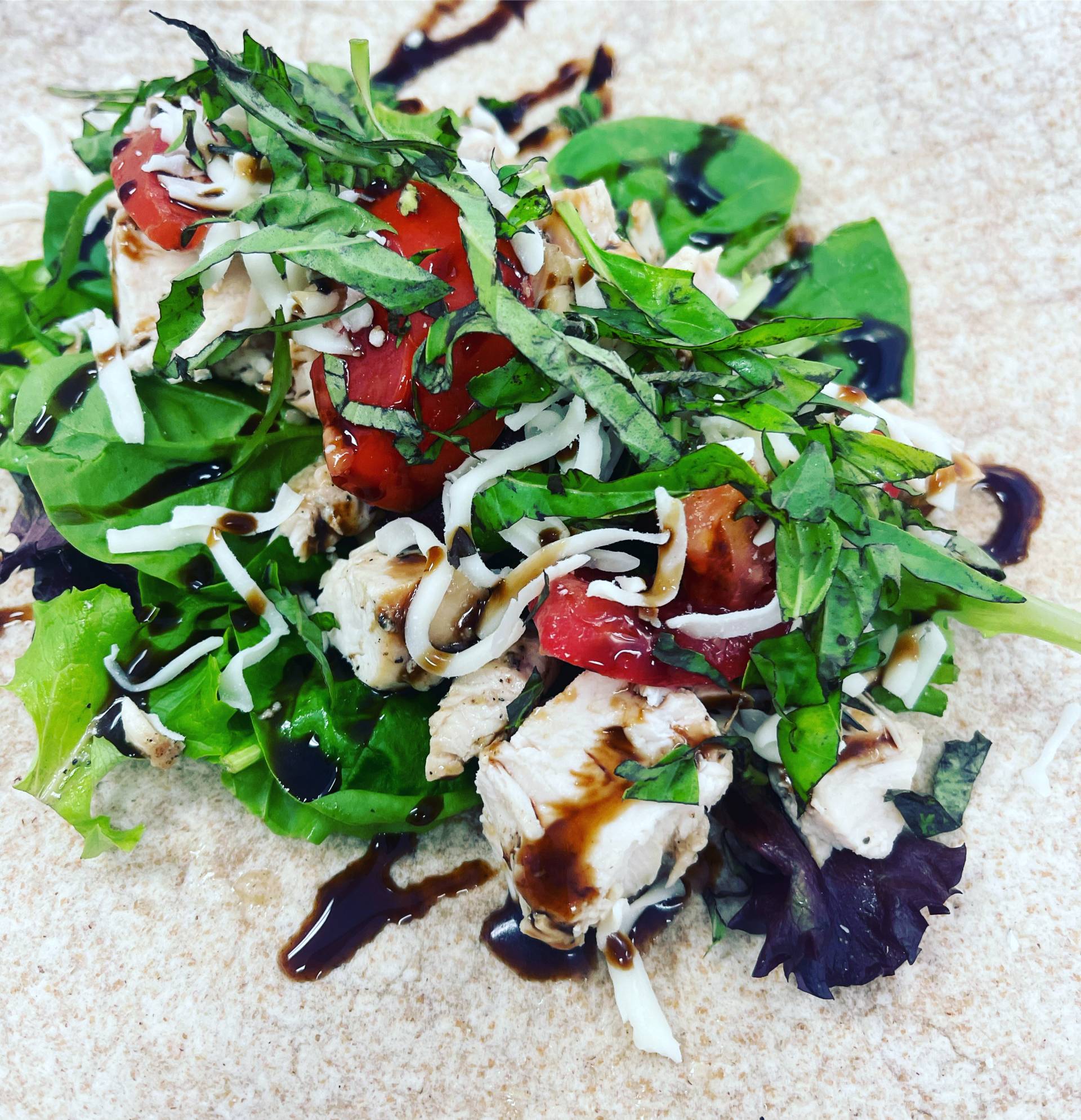 Chicken Caprese Wrap - Fresh Chef Kitchen